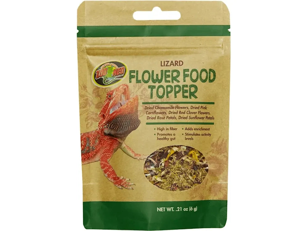 Zoo Med Lizard Flower Food Topper 0.21 oz | ReptileSupply.com – Dubia.com