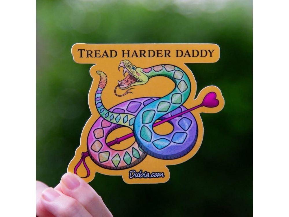 Tread Harder Daddy Sticker – Dubia.com