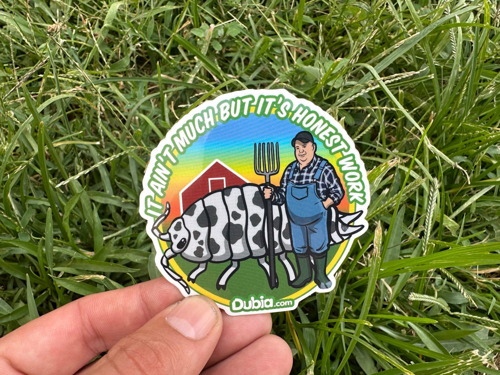 Dairy Cow Isopod Sticker | Dubia.com