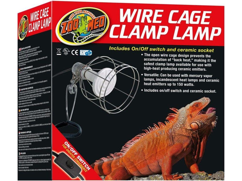 Zoo Med Wire Cage Clamp Lamp | Reptile Supply – Dubia.com