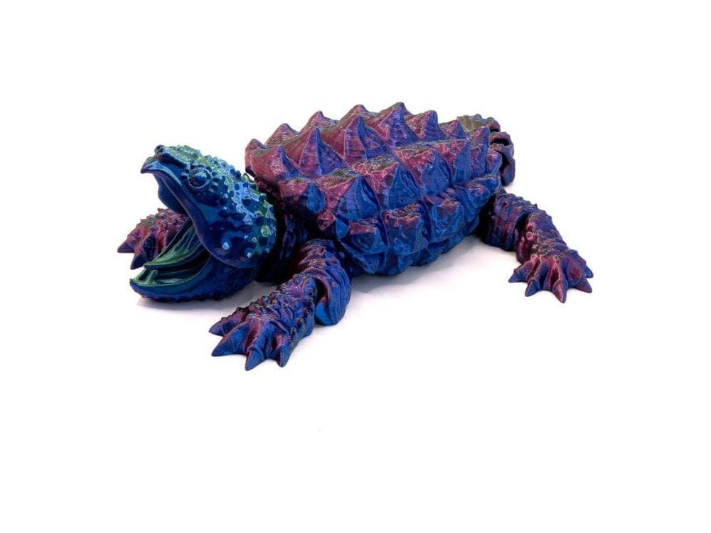 3D Printed Multi-Color Snapping Turtle - Large – Dubia.com