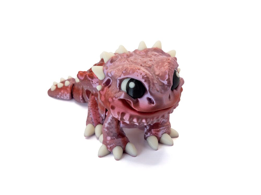 3D Printed Red Chibi Bearded Dragon - Large – Dubia.com