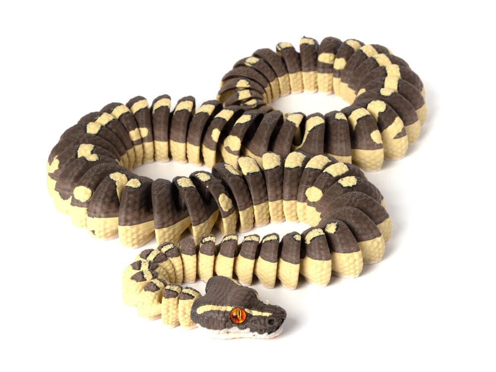 3D Printed Realistic Mystic Ball Python - large – Dubia.com
