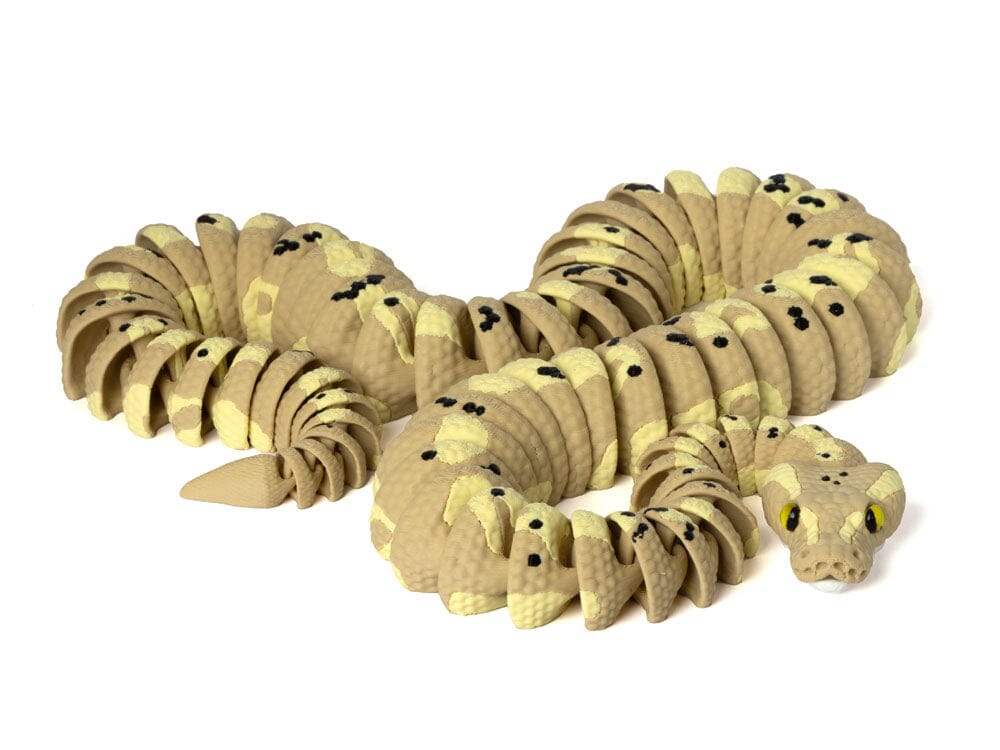 3D Printed Realistic Banana Ball Python - large – Dubia.com