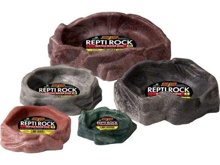 Zoo Med Repti Rock Reptile Water Dish, Extra Large | Reptile Supply ...