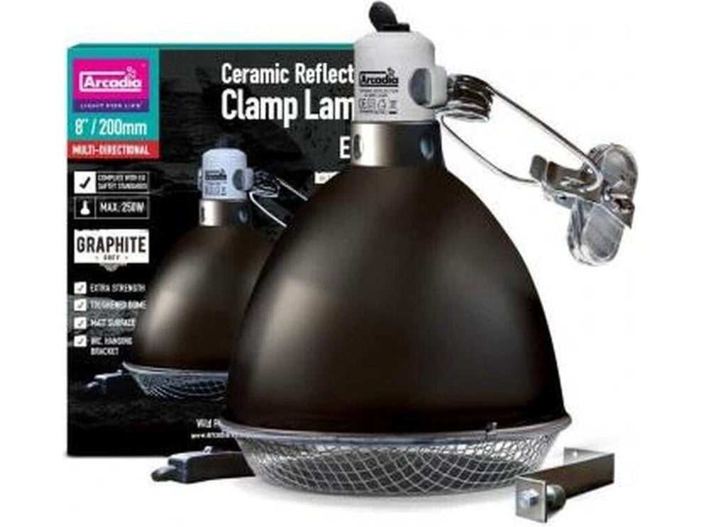 Arcadia Ceramic Reflector 8” Graphite - Fixture | “Focus Light & Heat ...