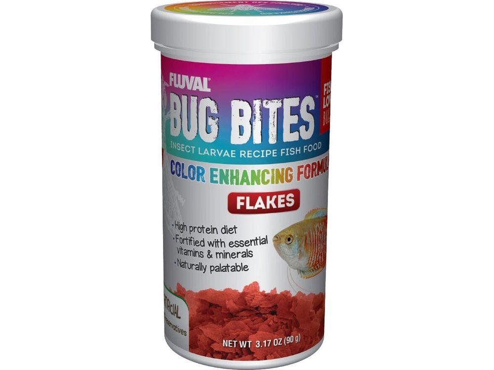 Fluval BugBites Color Enh. Flakes 3.17oz – Dubia.com