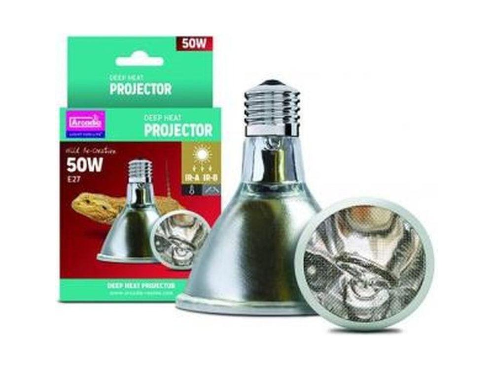 Arcadia Deep Heat Projector 50W - Heating | “Provide Focused Infrared ...