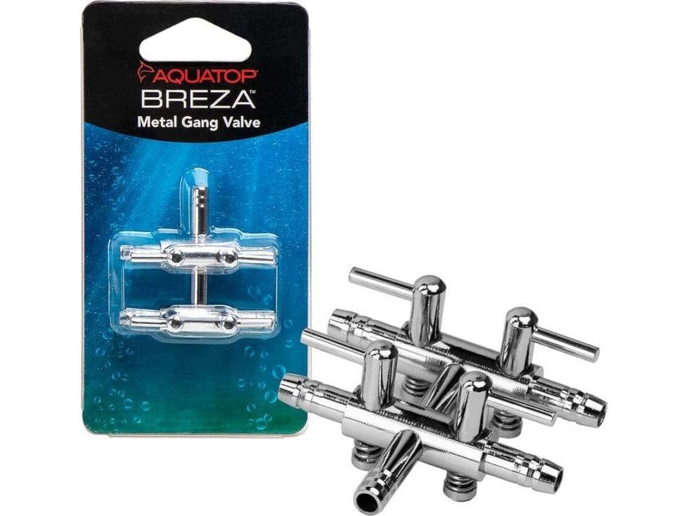 Aquatop Breza Metal Gang Valve 4-Way | “Control Air Flow for Multiple ...