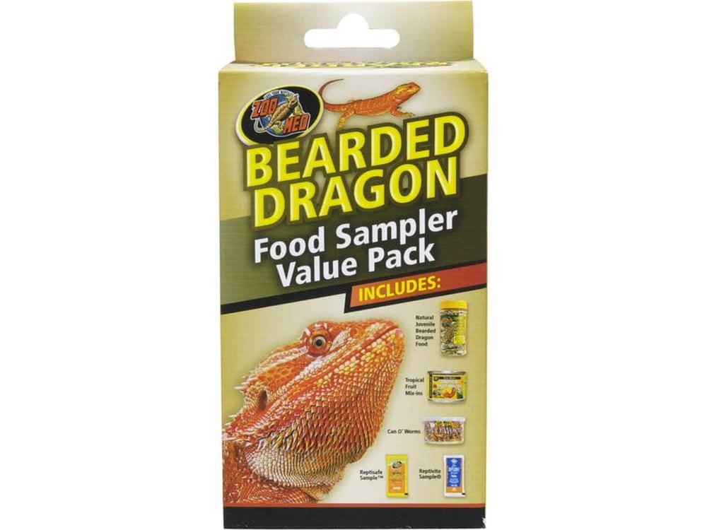 Zoo Med Bearded Dragon Food Sampler Pack - Value Display | “Try a ...
