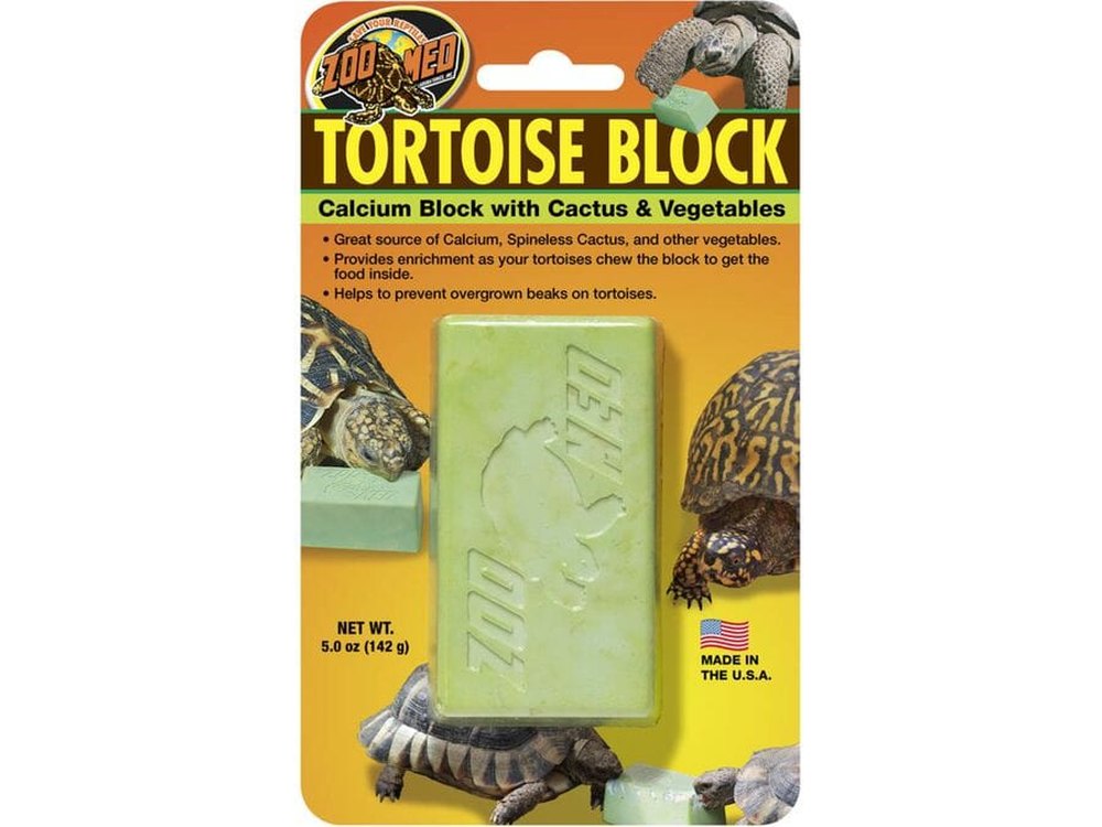 Zoo Med Tortoise Block - Calcium Supplement | “Support Shell & Bone ...