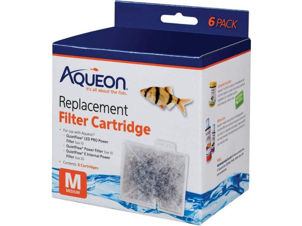 Aqueon Replacement Filter Cartridges, Medium - 6 pk – Dubia.com