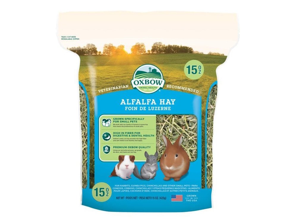 Oxbow Animal Health Alfalfa Hay Small Animal Treat 1ea/15 oz – Dubia.com