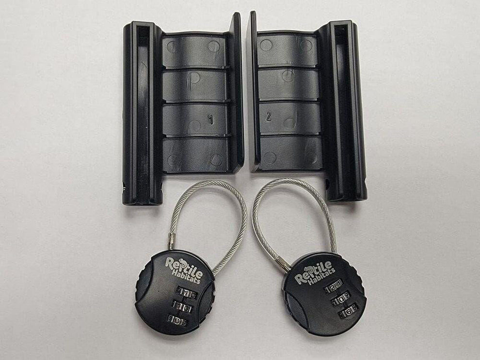 Reptile Enclosure Door Lock Set – Dubia.com