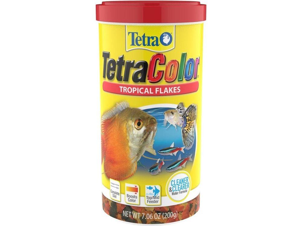 Tetra TetraColor Tropical Flakes Fish Food 1ea/7.06 oz – Dubia.com